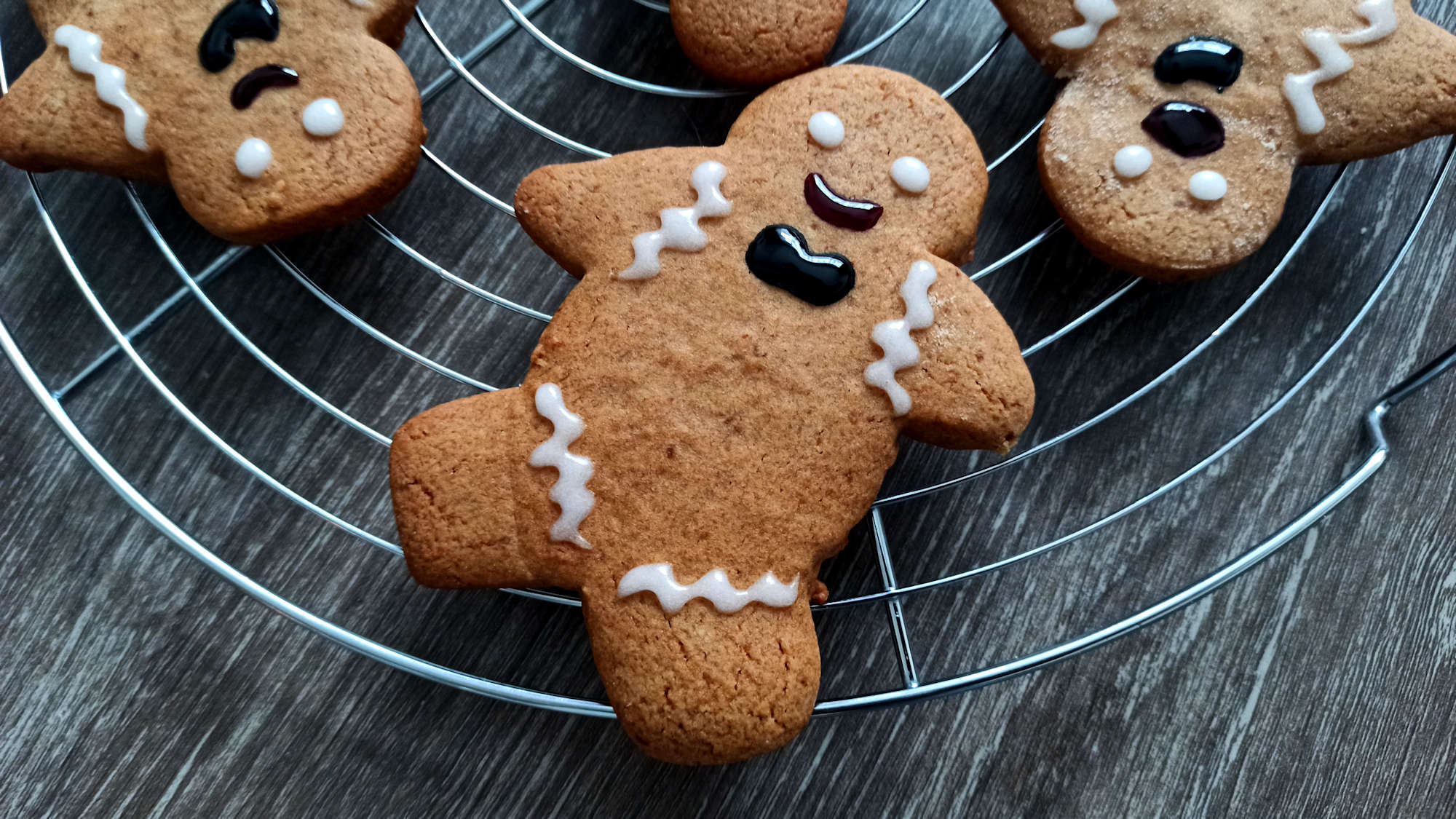 Gingerbread man : le petit bonhomme de pain d'épices.